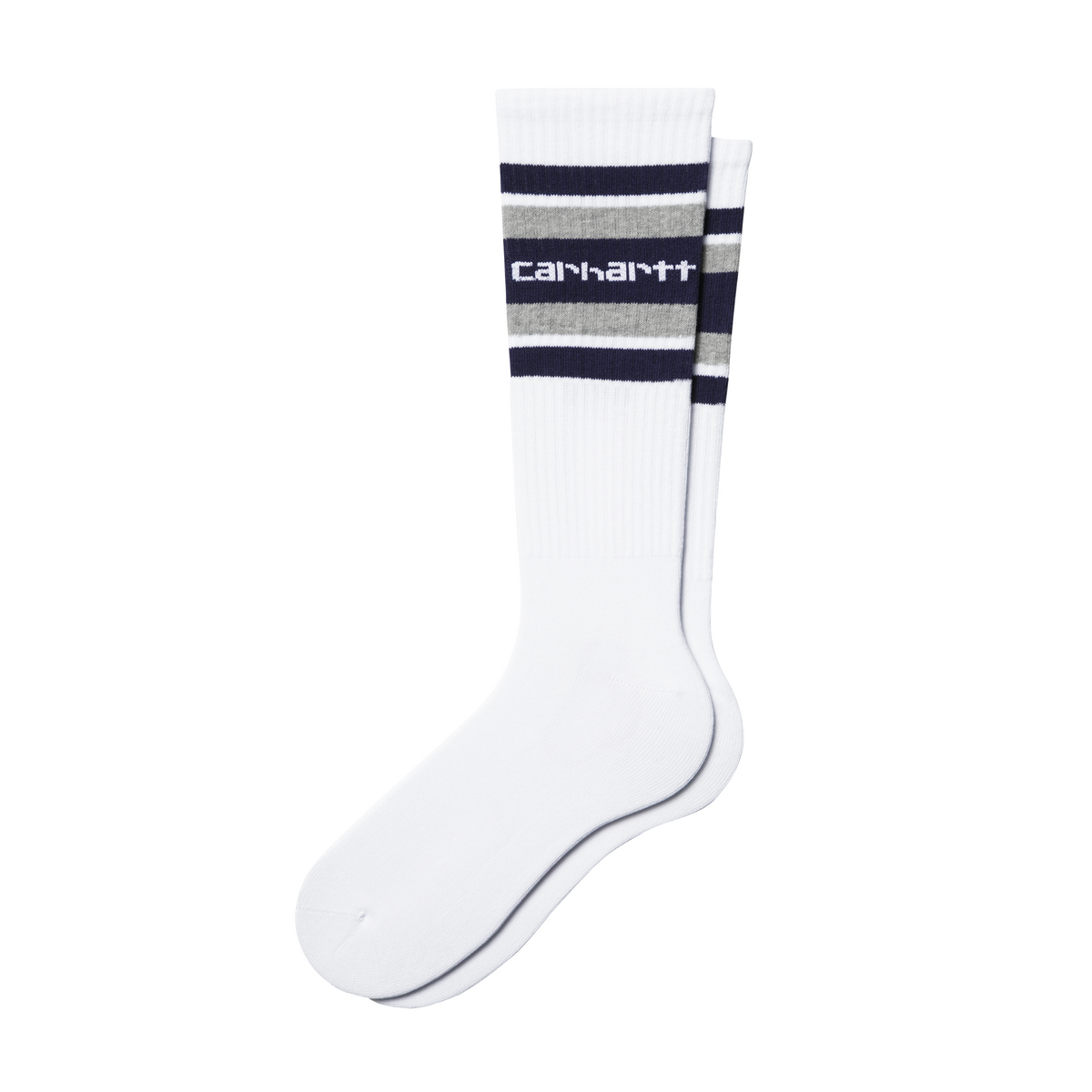 Carhartt WIP Connors Socks - White / Aura / Grey Heather exclusive at ...