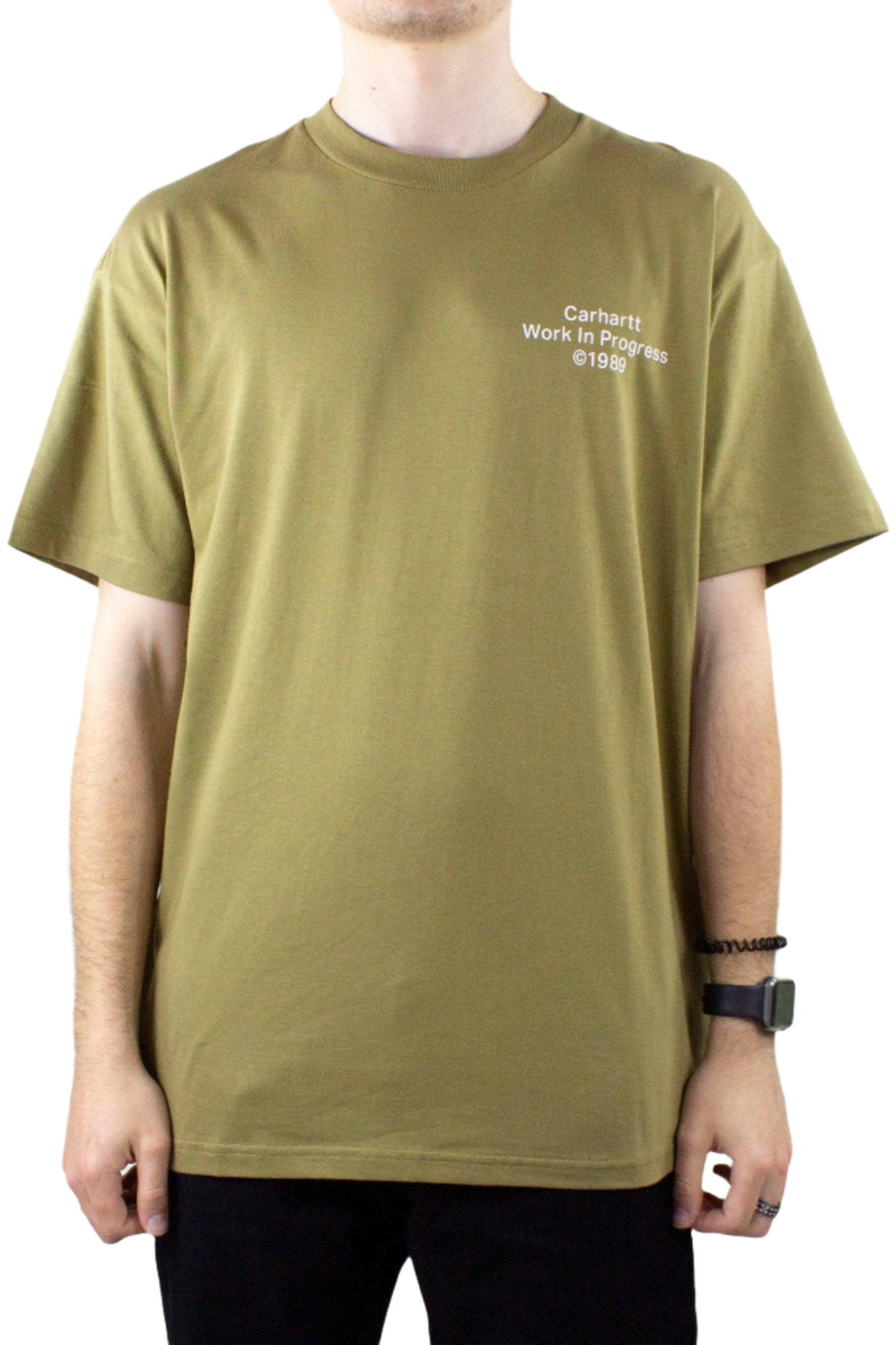 Carhartt WIP Formation T-Shirt - Larch / White exclusive at Remix ...