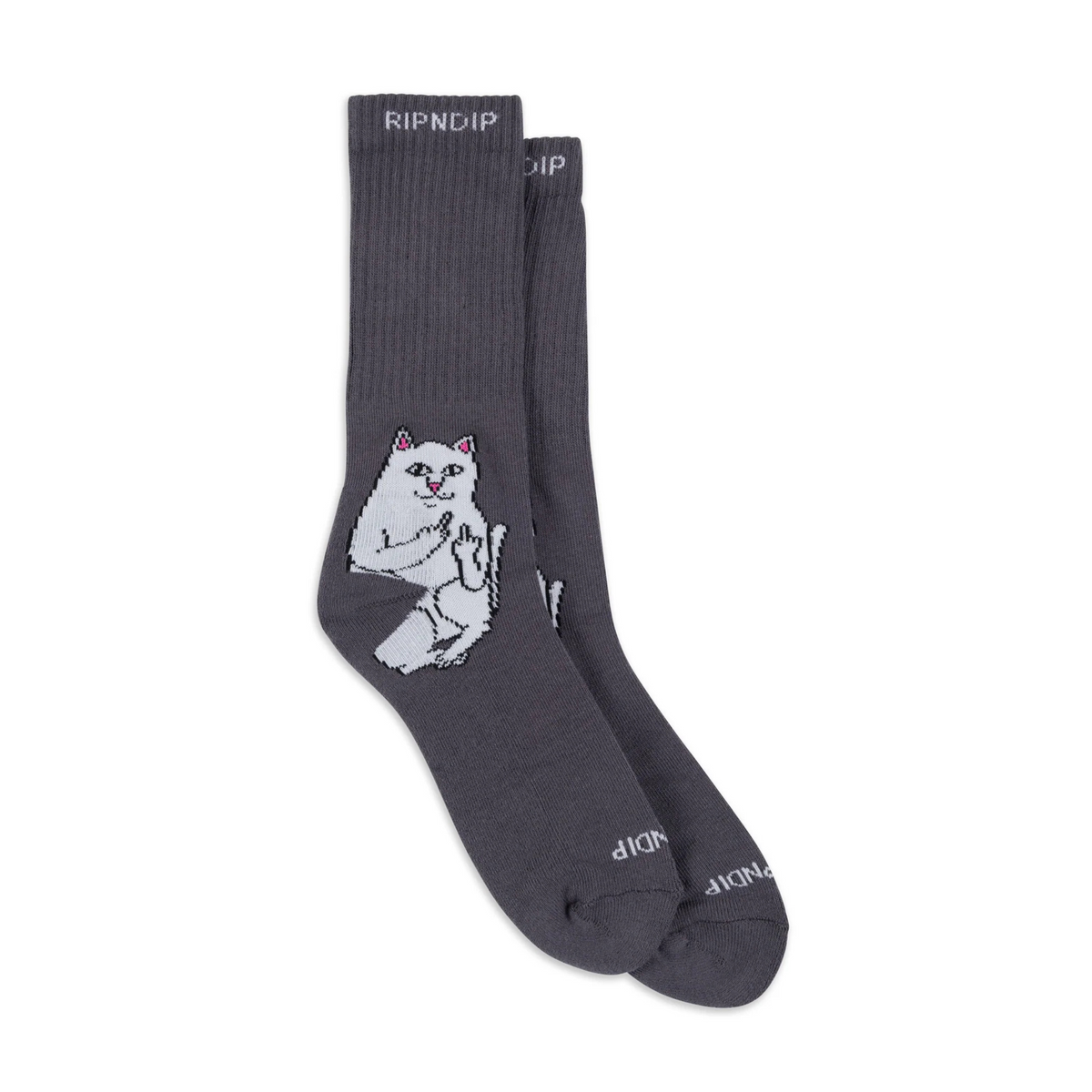 RIPNDIP Lord Nermal Socks - Charcoal exclusive at Remix – Remix Casuals