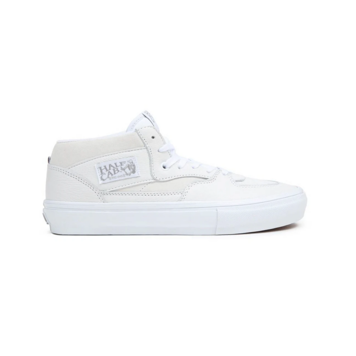 Vans Skate Half Cab Shoes - Daz White / White exclusive at Remix ...